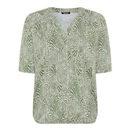 Olsen Shirt Damen Größe M/L oliv / hellgrün