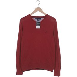 Tommy Hilfiger Pullover Herren Größe S Second Hand rot