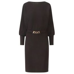 Apart Knitted dress female Black size 34