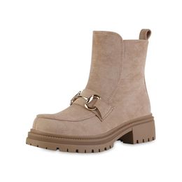 VAN HILL Stiefelette 'Joan' Damen Größe 41 khaki Winterschuhe