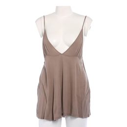 TWINSET Twin Set Top / Seidentop Damen Gr&ouml;&szlig;e L Second Hand braun