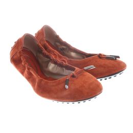 Tod's Tod's Halbschuhe Damen Größe 36 Second Hand dunkelorange