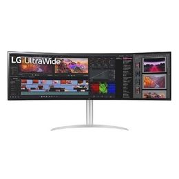 LG UltraWide&trade; 49&rdquo; Dual QHD Nano IPS VESA Display HDR&trade; 400 G-SYNC&reg; Compatible Monitor 49WQ95X-W Wei&szlig; Klasse G