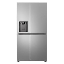 LG SidebySide mit Eis, Crushed Ice und Wasserspender 638 Liter Kapazit&auml;t Festwasseranschluss Prime Silver GSLC40PYPE GSLC40PYPE