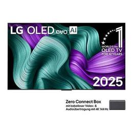 Schwarz LG True Wireless 4K TV 83&Prime; OLED evo AI M5 Smart TV OLED83M59LA