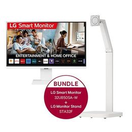 LG 31,5 &Prime; 4KUHDIPS Smart Monitor mit webOS + Monitor Swing Stand 32U850SA.STA32F