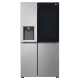 LG SidebySide K&uuml;hlschrank mit InstaView Door-in-Door&reg; (E, 635L, 179cm hoch) mit Eis, Crushed Ice und Wasserspender & internem Wassertank GSGB71PYLL GSGB71PYLL