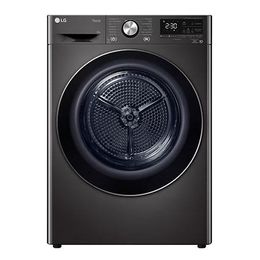 LG Trockner Schwarz (C, 8 kg) mit Dual Inverter W&auml;rmepumpentechnologie & selbstreinigendem Kondensator I RT80V9B RT80V9B