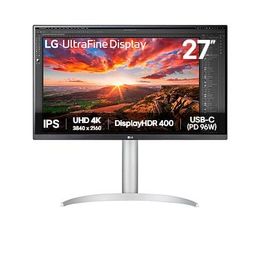 LG UltraFine&trade; 27&rdquo; UHD 4K IPS-Monitor VESA DisplayHDR&trade; 400 Dynamic Action Sync 27UP850K-W Schwarz Klasse F