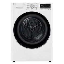 LG LG Trockner Wei&szlig; (EEK C, 9 kg) mit Dual Inverter W&auml;rmepumpentechnologie & selbstreinigenm Konnsator I V9R09TC V9R09TC