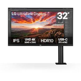 LG UltraFine&trade; 31,5&rdquo; UHD 4K Ergo IPS-Monitor HDR10 AMD FreeSync&trade; 32UN880K-B Schwarz Klasse G