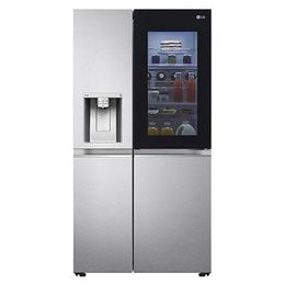 LG SidebySide K&uuml;hlschrank mit InstaView Door-in-Door&reg; (E, 635L, 179cm hoch) mit Eis, Crushed Ice und Wasserspender & internem Wassertank GSXV91BSAE GSXV91BSAE