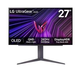 27 &Prime; UltraGear&trade; OLED GamingMonitor DisplayHDR True Black 400, 240 Hz, 0,03 ms (GtG) 27GS93QEB