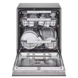 LG Vollintegrierbarer Geschirrsp&uuml;ler Silber (Energieklasse A, 43 dB, 10 Programme) mit TrueSteam & QuadWash DB476TXS DB476TXS