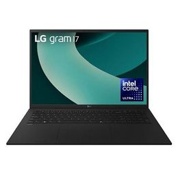 Schwarz LG 17 &Prime; gram Notebook mit Windows 11 Home Intel&reg; Core&trade; Ultra 7 Prozessor 16GB LPDDR5x RAM 1TB Dual SSD 17Z90TLG.AU78G