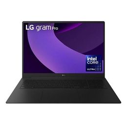 Schwarz LG gram Notebook 17 &Prime; mit Windows 11 Home Intel&reg; Core&trade; Ultra 7 Prozessor 32GB LPDDR5x RAM 2TB Dual SSD 17Z90TPG.AD8BG