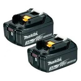 Makita Akku SET | 2x BL1830B Li-Ion 18 V / 3,0