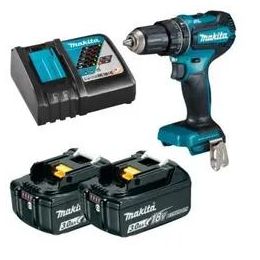 Makita Akku-Schlagbohrschrauber DHP485 inkl. 2x 3,0Ah Akku & Ladeger&auml;t