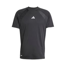 adidas Performance Funktionsshirt 'Tech App' Herren Gr&ouml;&szlig;e S senf / schwarz / wei&szlig;