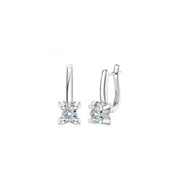 Rougemont Jewellery Earrings 'Exquisite Moissanit Creolen Ohrringe mit Echtheitszertifikat' female White size One Size