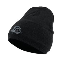 GUGGEN Mountain Beanie 'M&uuml;tze K901 aus Wolle mit leichtem Fleecefutter' female Black size Onesize