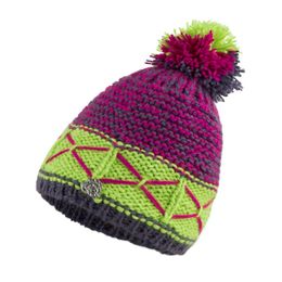 GUGGEN Mountain Beanie 'M&uuml;tze K013 Winterm&uuml;tze mit Bommel und leichtem Fleecefutter' female Pink size Onesize
