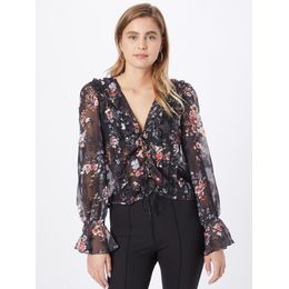 Nasty Gal Bluse 'Your Game' Damen Größe L mischfarben / schwarz
