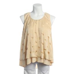 TWINSET Twin Set Top / Seidentop Damen Gr&ouml;&szlig;e M Second Hand beige