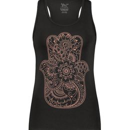 Urban Goddess Yoga & Activewear Sports Top 'Hamsa Core Yoga' female Black size M/L
