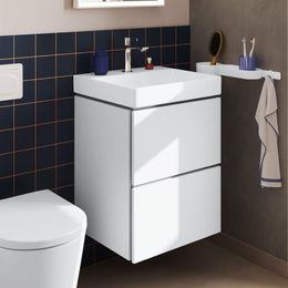 Hansgrohe LivaFine Schrank mit G&auml;stebecken, 2 Ausz&uuml;ge, 61189450+54390700,