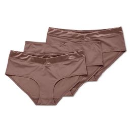 Tchibo - 3 Pantys - Damen - Gr. XL - braun