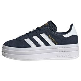 adidas originals Sneaker 'Gazelle Bold' Jungen Größe 5.5 dunkelblau / gold / weiß