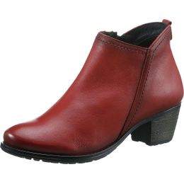 Heine Damen Stiefelette rot Gr&ouml;&szlig;e 40