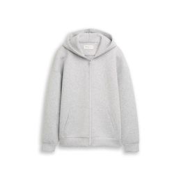 Tom Tailor Denim Zip-Up Hoodie male Grey size M