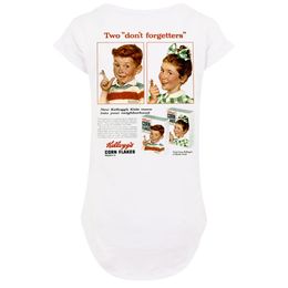 F4NT4STIC Shirt 'Kellogg's Corn Flakes Cereal Box Children Retro' female White size XXXL