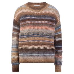 Peter Hahn - Rundhals-Pullover, mehrfarbig, Gr. 42 / M