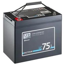 ECTIVE LC 75L BT 12V LiFePO4 Lithium Versorgungsbatterie 75 Ah