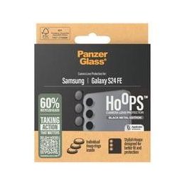 PanzerGlass Hoops Kameraschutz, Schutzfolie schwarz, Samsung Galaxy S24 FE 5G