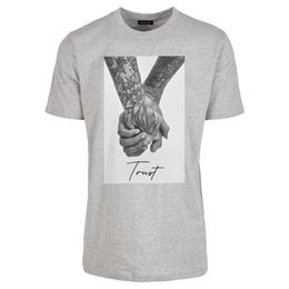 MT Men T-Shirt 'Trust 2.0' Herren Gr&ouml;&szlig;e XXXL grau / hellgrau / graumeliert
