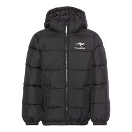 Kangaroos Jacke Jungen Gr&ouml;&szlig;e 152/158 schwarz / wei&szlig;