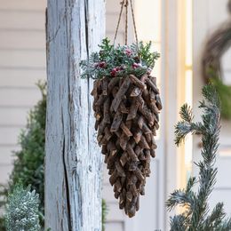 Pflanzampel "Naturrattan"