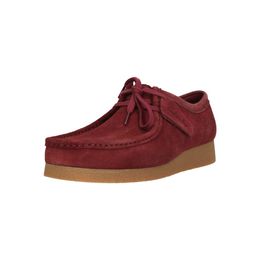 Clarks Schn&uuml;rschuhe 'WallabeeEVO' Herren Gr&ouml;&szlig;e 44 rot