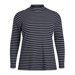 ZIZZI Shirt 'MSIBINE' Damen Gr&ouml;&szlig;e 11XL/12XL schwarz / wei&szlig;
