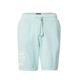 CAMP DAVID Shorts Herren Gr&ouml;&szlig;e 34 pastellgelb / mint