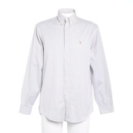 Polo Ralph Lauren Freizeithemd / Shirt / Polohemd langarm Herren Größe S Second Hand grau