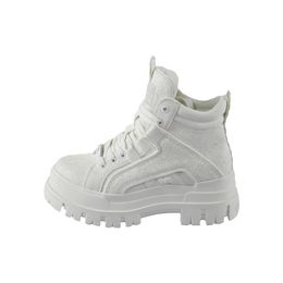 Buffalo Lace-Up Ankle Boots 'Aspha' female White size 40