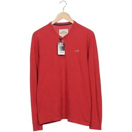 Hollister Langarmshirt Herren Gr&ouml;&szlig;e S Second Hand rot