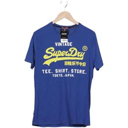 Superdry T-Shirt Herren Größe XL Second Hand blau
