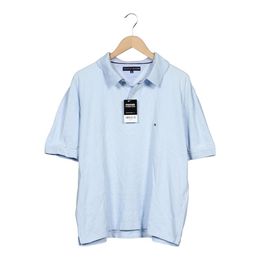 Tommy Hilfiger Poloshirt Herren Größe XXL Second Hand hellblau