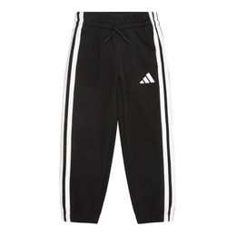 adidas Sportswear Sporthose Jungen Größe 104 schwarz / weiß